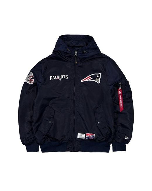 Alpha Industries New England Patriots X Alpha X New Era L-2b Bomber ...