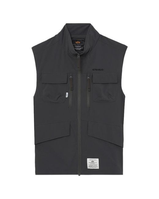 Alpha Industries Unfrm Nylon Tactical Vest in Black for Men | Lyst