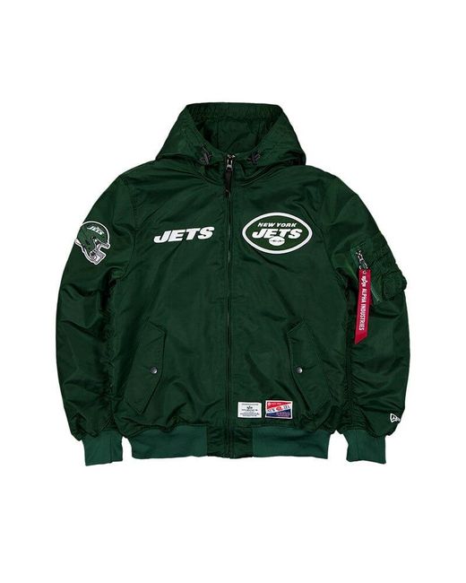 Alpha Industries New York Jets X Alpha X New Era L-2b Bomber Jacket in ...