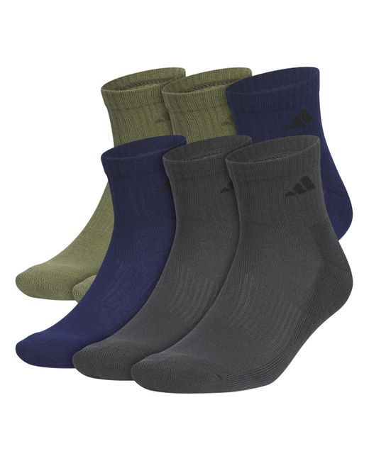 adidas Athletic Cushioned Quarter Socks With Arch Compression For A ...