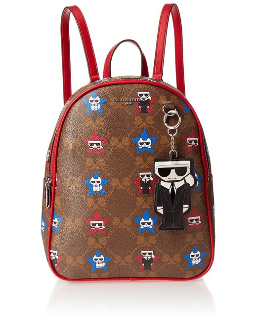 Karl Lagerfeld Paris Adele Backpack in Red | Lyst