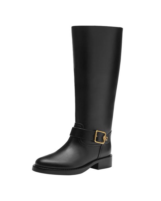 COACH Madeline Boot Uniform Dress Shoe in Black | Lyst