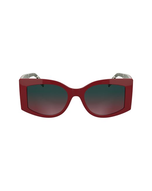 Karl Lagerfeld Red With Gradient Petrol/red in Black | Lyst