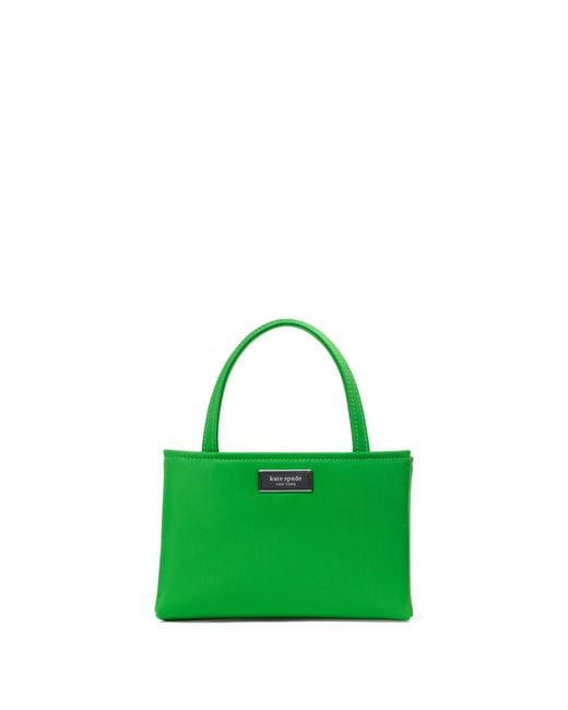Kate Spade Sam Icon Ksnyl Mini Tote in Green | Lyst