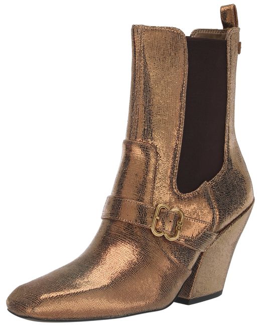 Sam Edelman Suzette Western Boot Deep Gold 8 Medium in Brown | Lyst