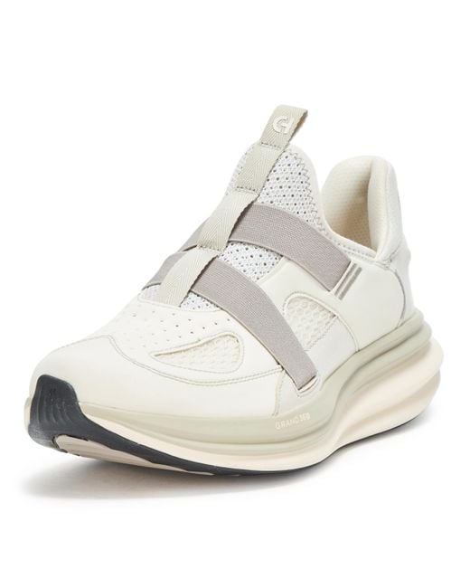 Cole Haan Original Grand Quadstar Monk Strap Running Sneakers in White ...