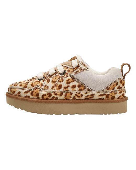 UGG Classic Micro Sun Stitch Boot in Natural | Lyst