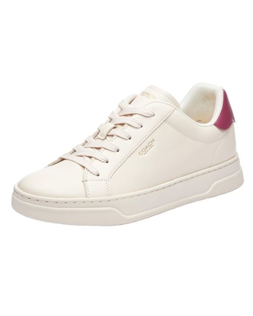 COACH High Line Sneaker in Natural | Lyst