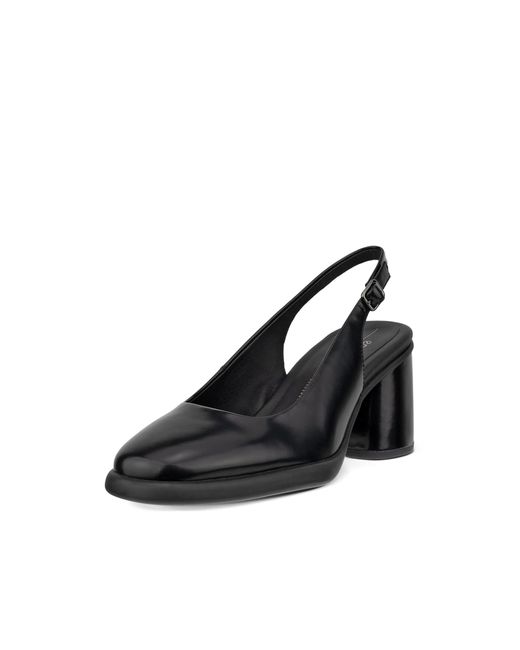 Ecco Sculpted 55 Luxe Slingback Pump in Black | Lyst