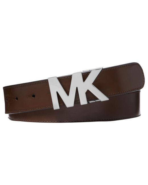 Michael Kors 34mm Reversible Mk Buckle Belt in Black for Men | Lyst