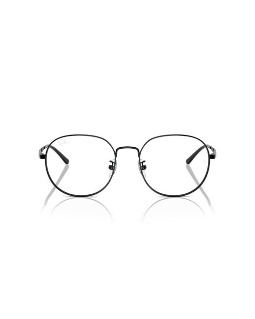 Ray-Ban Rx6517d Round Prescription Eyewear Frames in Black | Lyst
