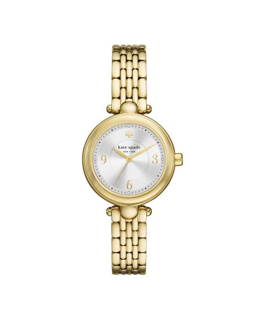 Kate Spade Gracie Gold-tone Stainless Steel Watch in Metallic | Lyst