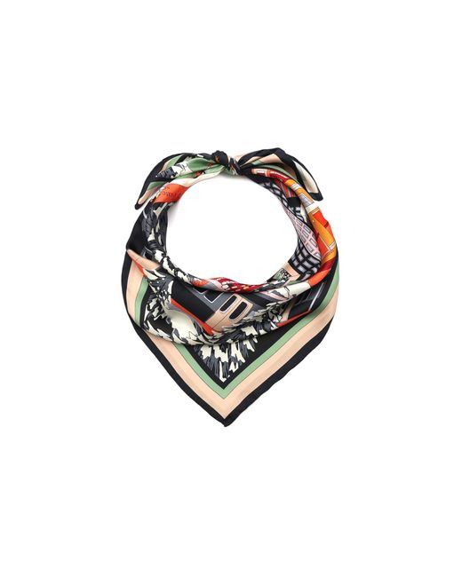 Kate Spade Kate Spade S Snow Globe Silk Square Scarf in Blue | Lyst