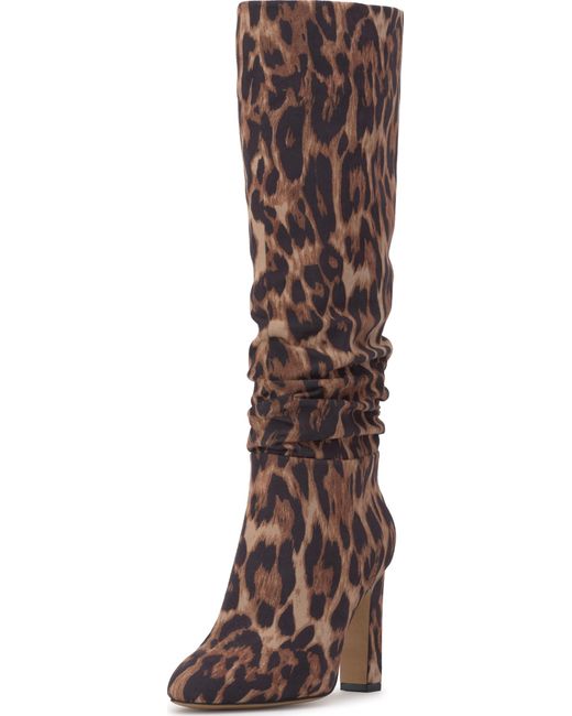 Jessica Simpson Minerva Knee High Slouch Boot in Black | Lyst