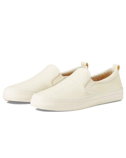 Sperry Top-Sider Crest Slip-On (Off- Shimmer) Shoes in White | Lyst