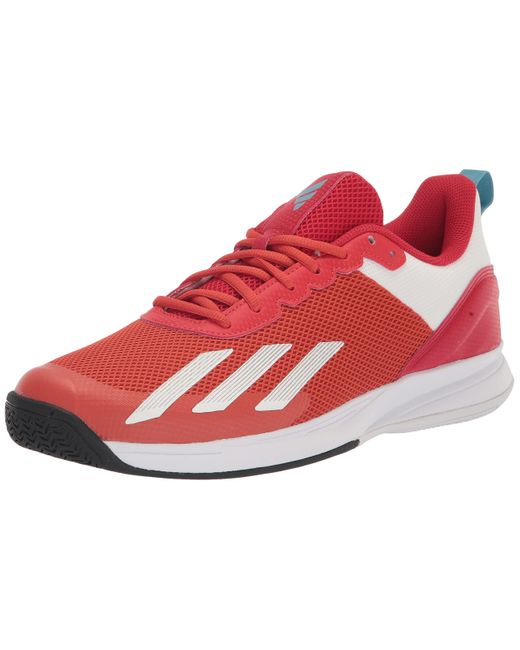 Adidas Courtflash Speed Tennis Shoe In Red For Men Lyst