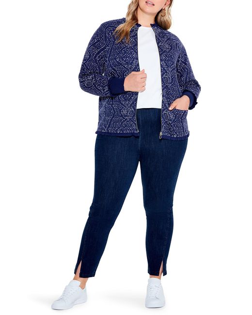 Niczoe Niczoe Plus Size Starry Sky Jacket In Blue Lyst