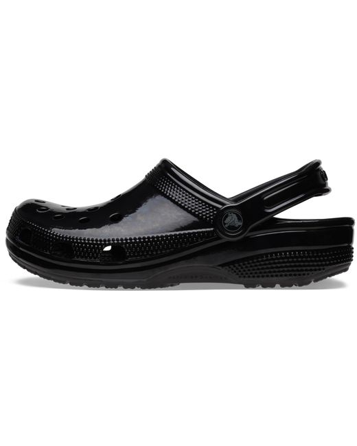 Crocs™ Classic High Shine Clog in Black | Lyst