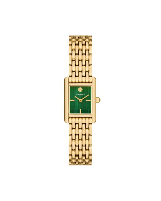 Tory Burch Eleanor Small Gold-tone Stainless Steel Bracelet Watch in ...