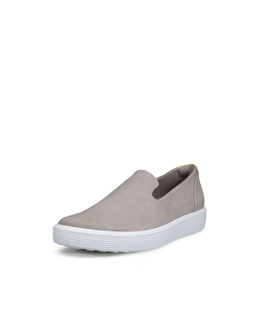 Ecco Soft 60 Premium Slip On Sneaker in Gray | Lyst