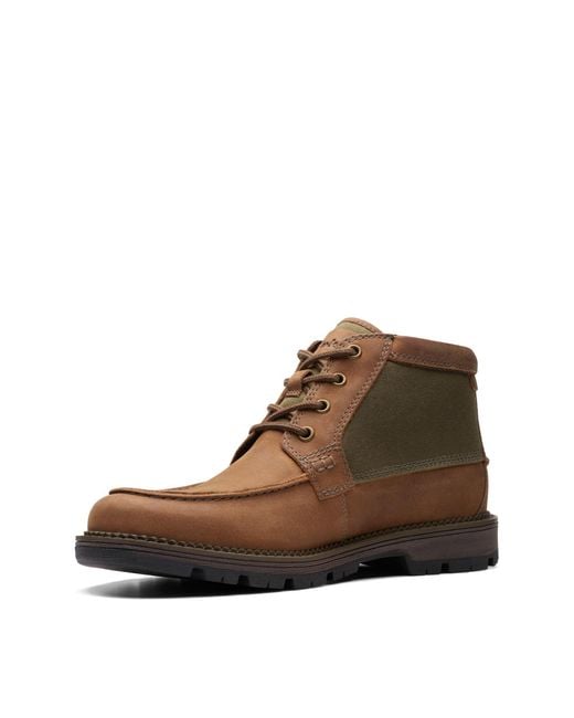Clarks Maplewalk Moc Oxford Boot in Brown for Men | Lyst