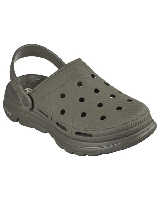 Skechers Go Walk 5-legendary Clog in Gray for Men | Lyst