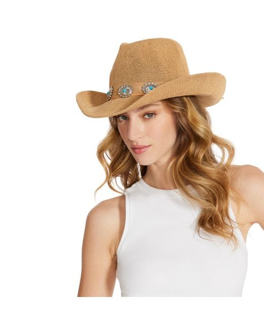 Steve Madden Locket Cowboy Hat in Brown | Lyst