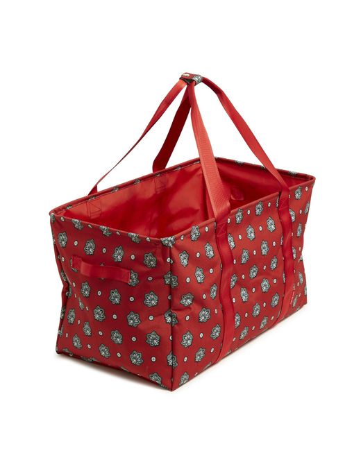 Vera Bradley Ripstop Large Car Tote Bag in Red | Lyst