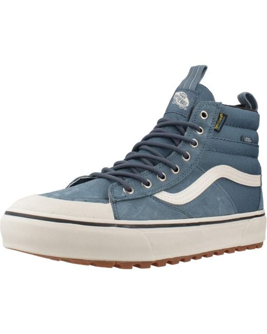 Vans Mte Sk8-hi Waterproof Sneaker in Blue | Lyst