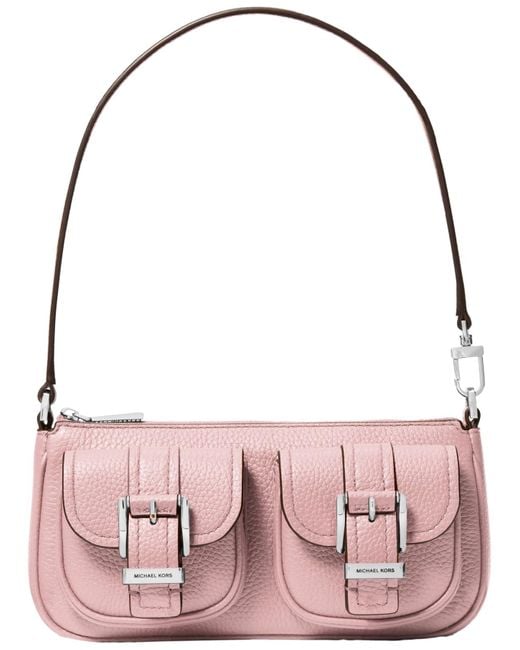 Michael Kors Zoe Small Convertible Pouchette in Pink | Lyst