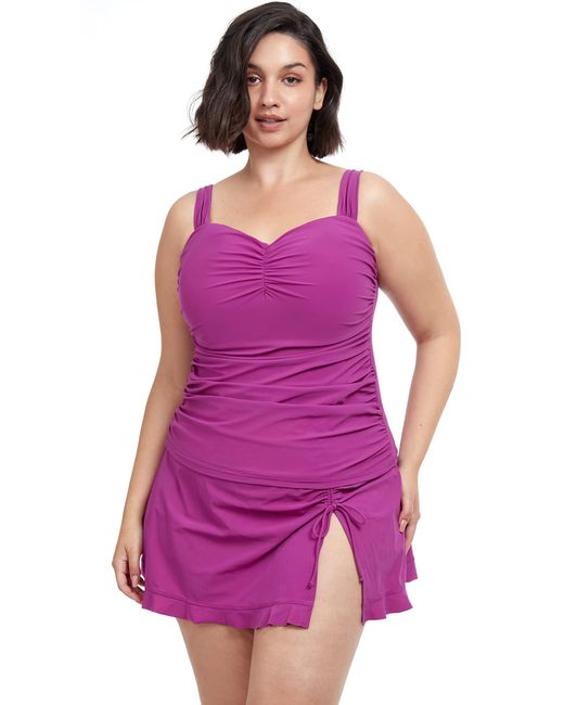 Gottex Tutti Frutti Full Figure Tankini In Purple Lyst