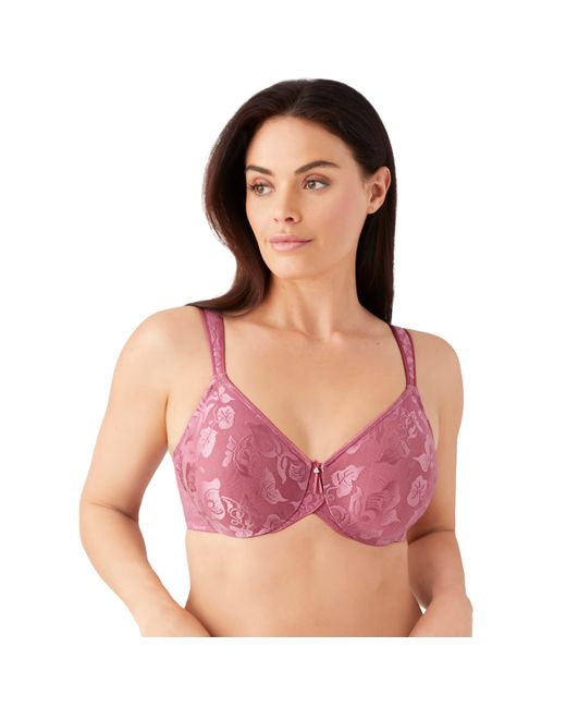 Wacoal Plus Size Awareness Full Figure Underwire Bra In Purple Lyst