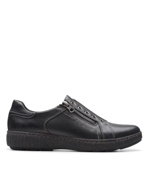 Clarks Caroline Janna Sneaker in Black | Lyst