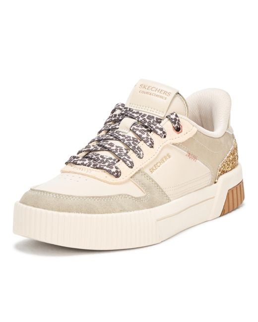 Skechers Jade-radiant Roar Hands Free Slip-ins Sneaker in Natural | Lyst