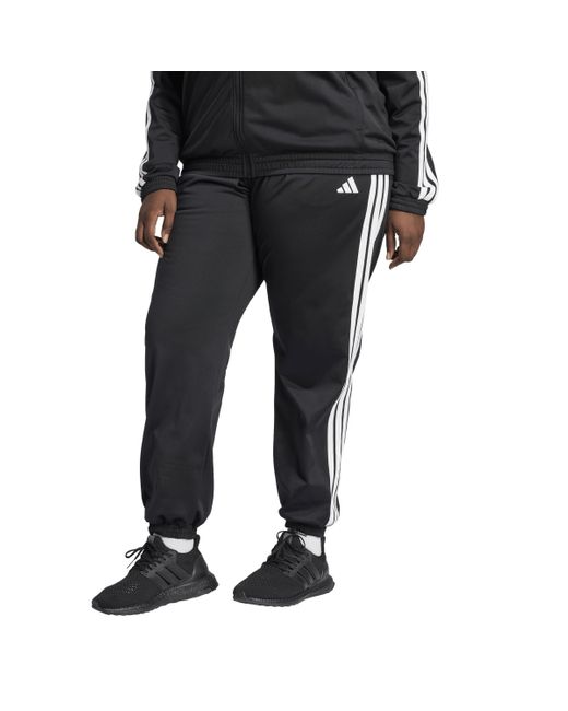 adidas Tricot 3-stripes Track Pants in Black | Lyst UK