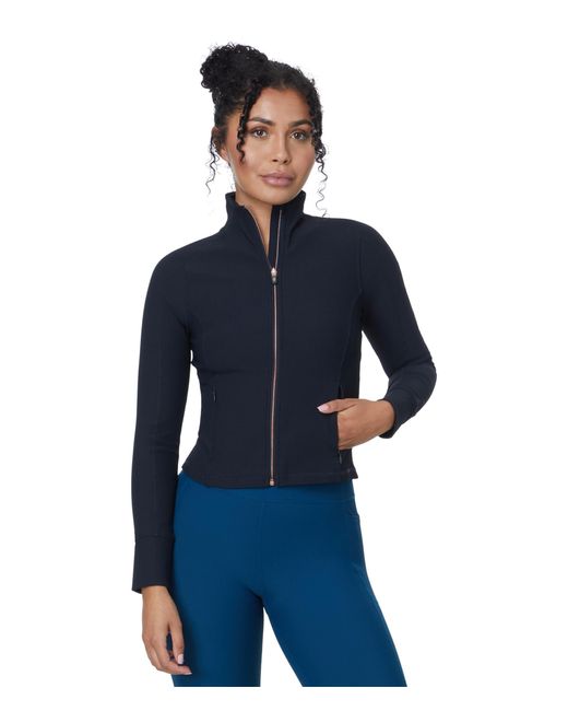 Skechers Go Walk Rib Active Jacket in Blue | Lyst UK