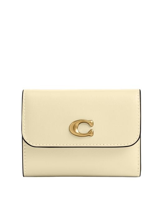 COACH Essential Card Holder Accessory-travel Wallet in Natural | Lyst