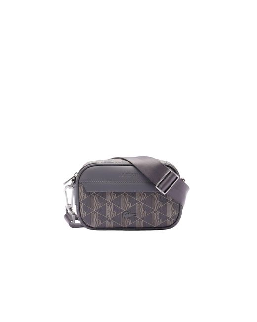 Lacoste S The Blend Small Monogram Crossbody Bag in Red for Men | Lyst