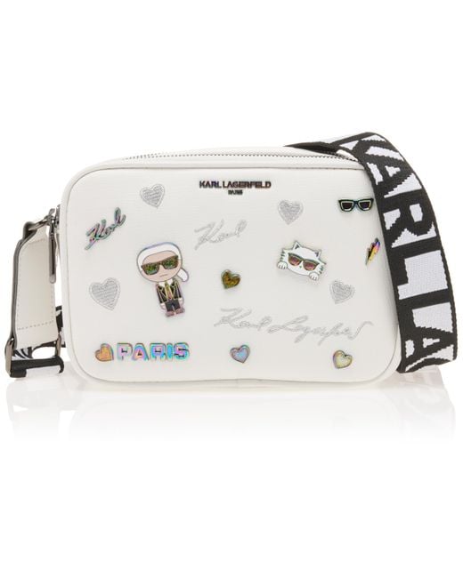 Karl Lagerfeld Paris Maybelle Crossbody in Black | Lyst