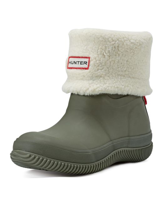 HUNTER Thunor Waterproof Rain Boot in Green | Lyst