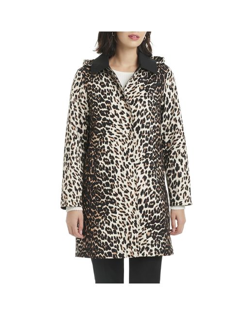Kate Spade A-line Raincoat Rain Jacket in Black | Lyst