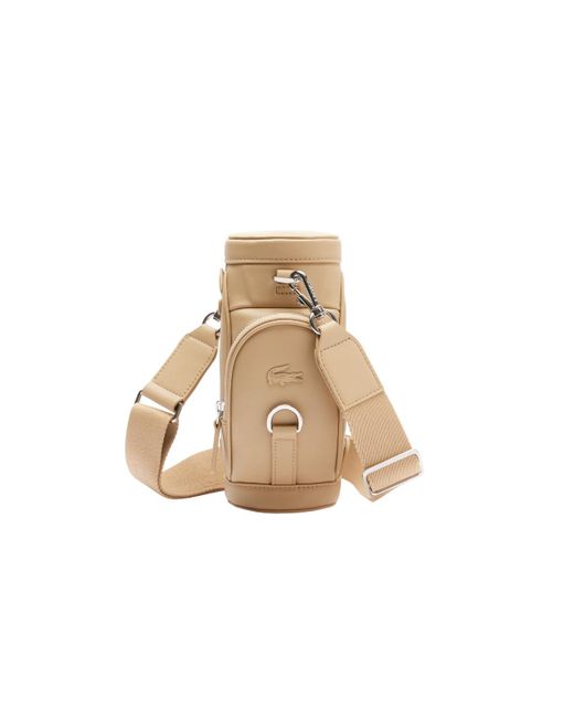 Lacoste Mini Meldane Purse With Zipped Pocket in Natural | Lyst
