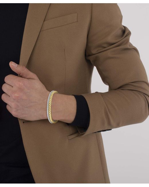 Lacoste O'n'o Jewelry Collection Double Chained Bracelet With A ...