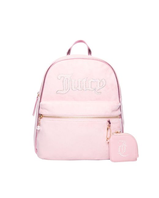 Juicy Couture String Of Pearls Backpack in Pink | Lyst