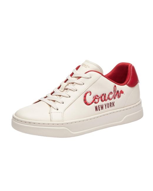 COACH High Line Sneaker in Pink | Lyst