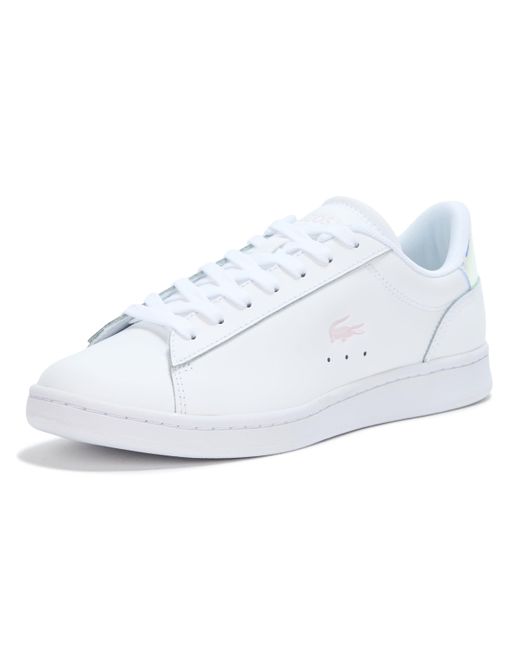 Lacoste Carnaby Set Trainers With Holographic Details in White | Lyst