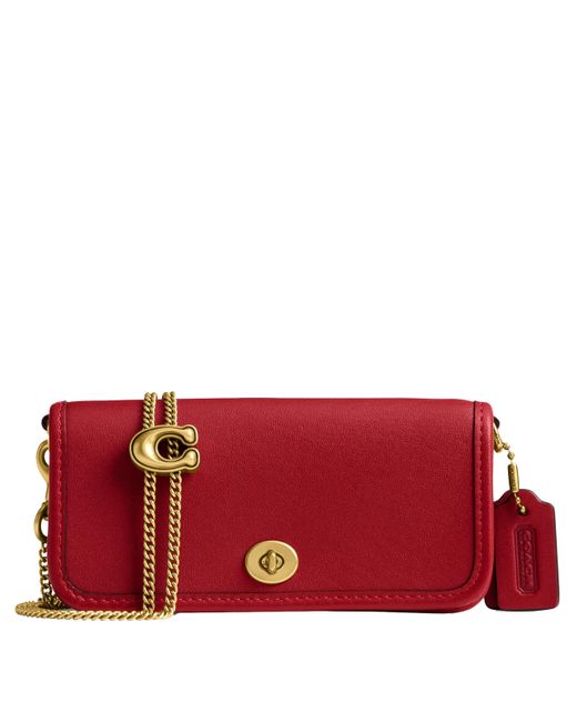 COACH Dinky Bag 14 in Red | Lyst