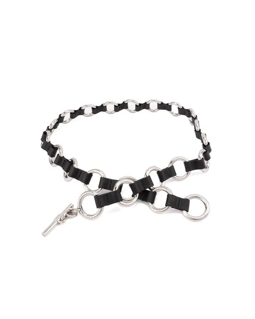 Michael Kors Multi Ring Belt in Black | Lyst