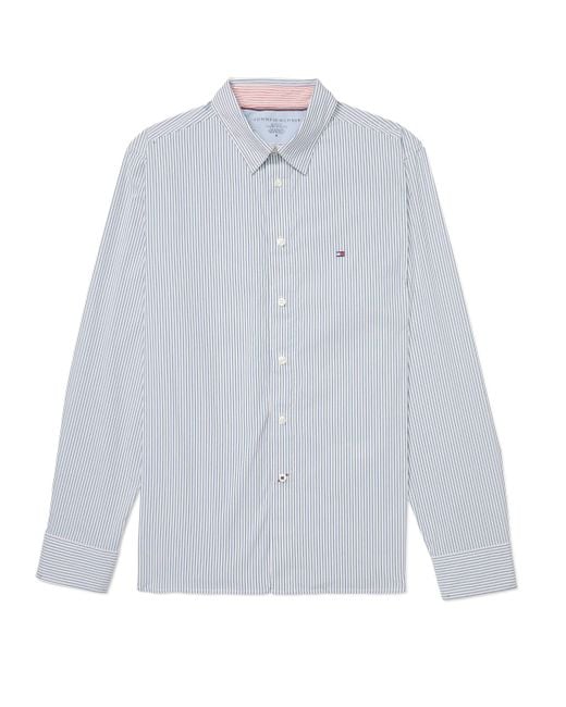 Tommy Hilfiger Adaptive Magnetic Long Sleeve Button Down Shirt Slim Fit