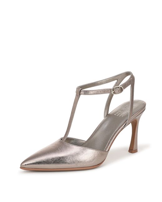 Naturalizer Astrid Pump Patina Pewter Leather 6 W in Natural | Lyst